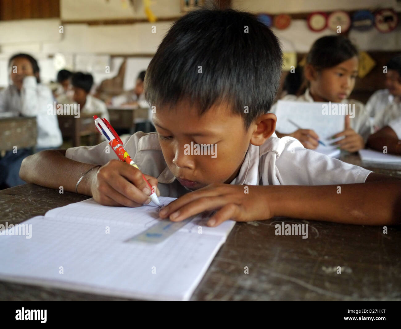 Cambodia, Kamphun primary school Stock Photo - Alamy