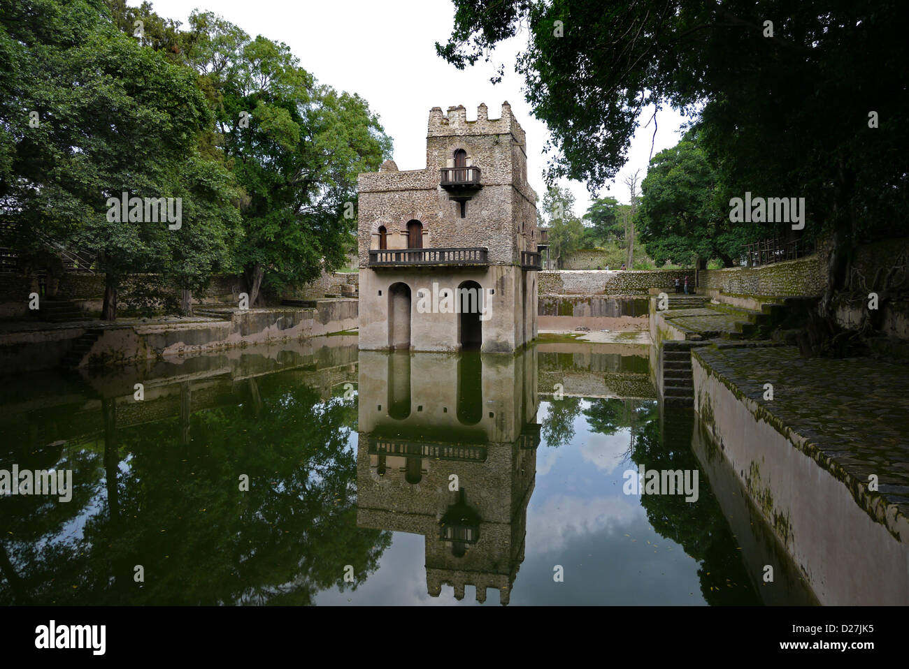 ETHIOPIA Fasilada's Bath. Bathing complex attributed to King Fasilidas ...