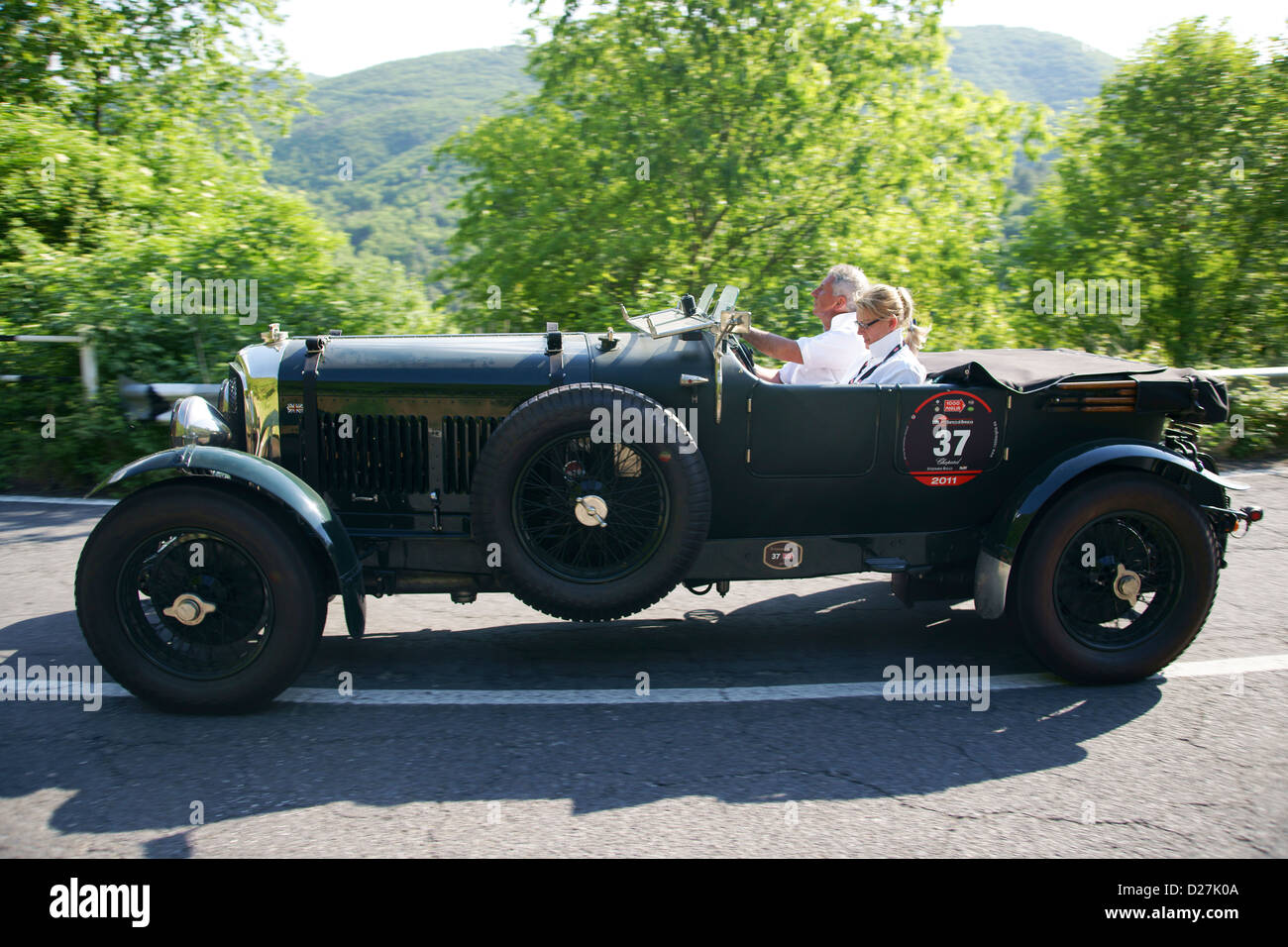 Mille Miglia, 1000 Miglia, Oldtimer, Race, Italy Stock Photo - Alamy