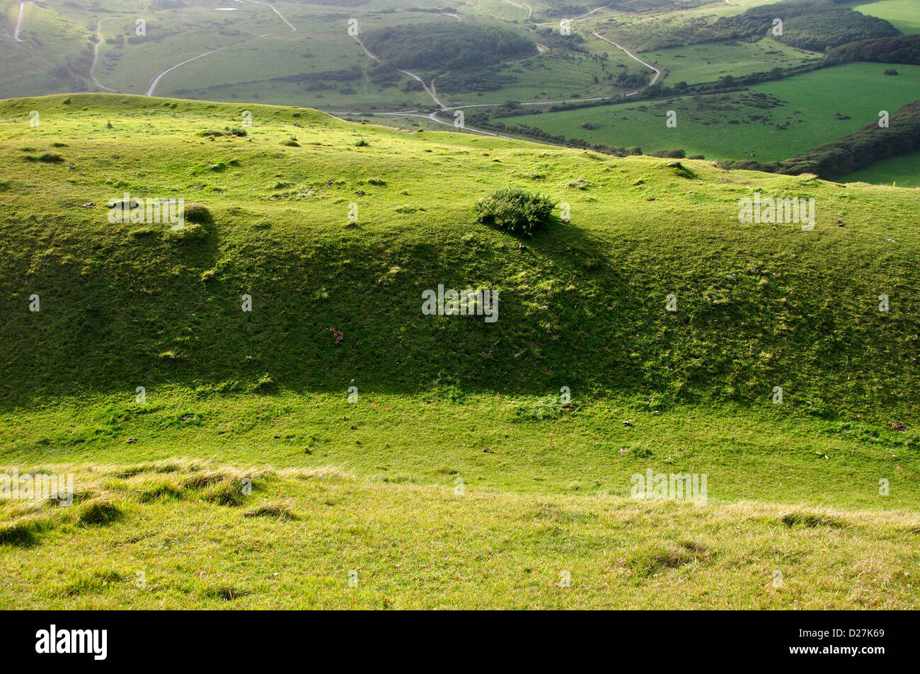 A view of an ancient hillfort UK Stock Photo - Alamy