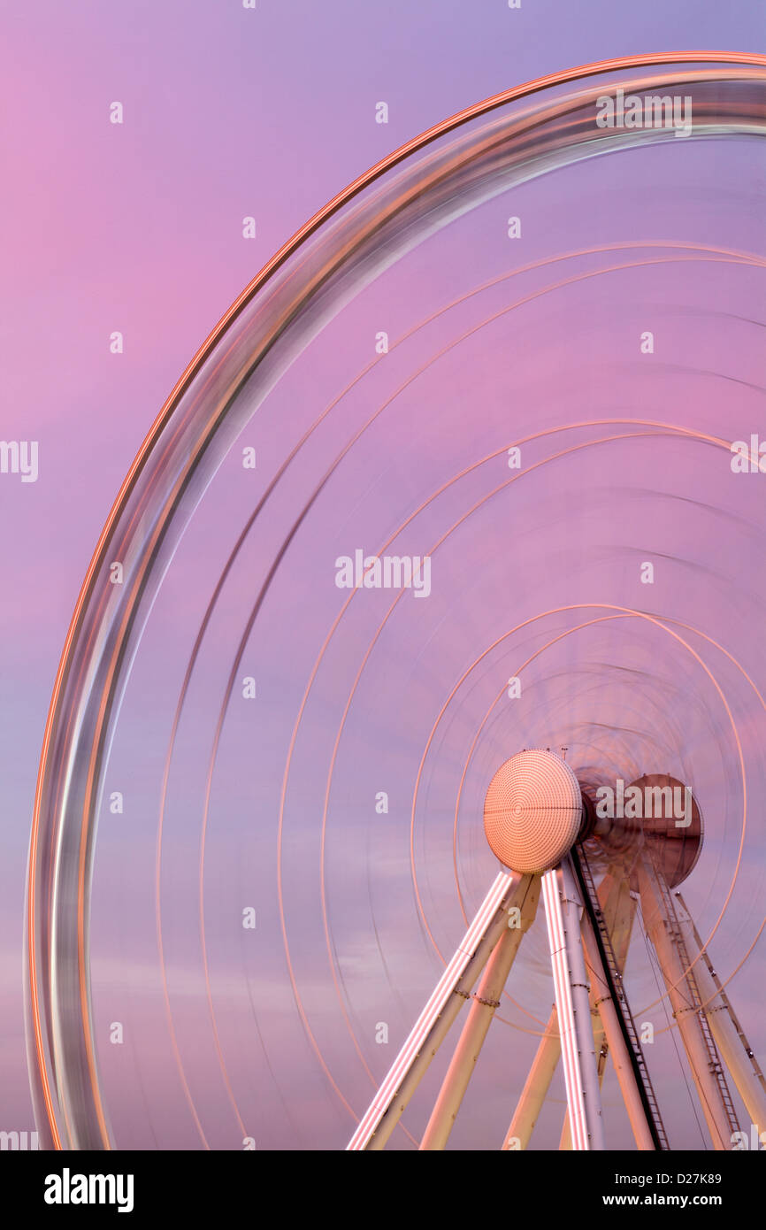 The Wheel of York at Sunset York Yorkshire England Stock Photo - Alamy