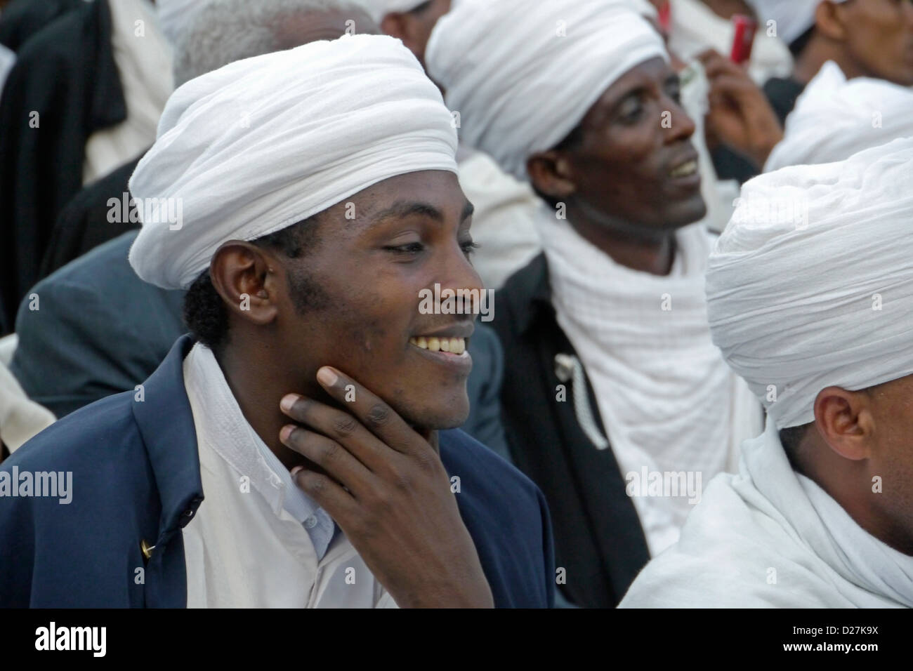 Meskal Eve celebration at Bahar Dar Stock Photo - Alamy