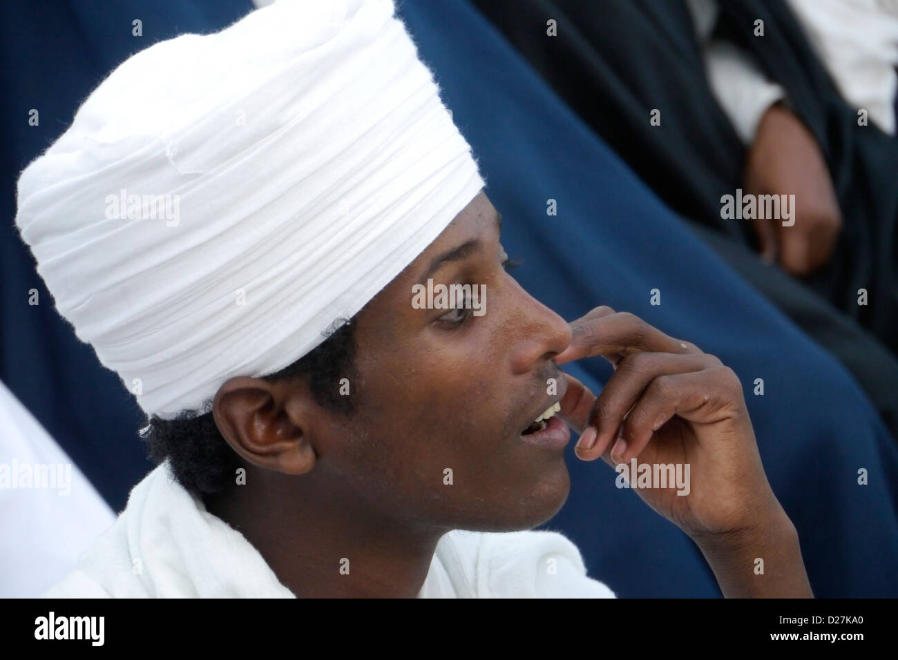 Meskal Eve celebration at Bahar Dar Stock Photo - Alamy