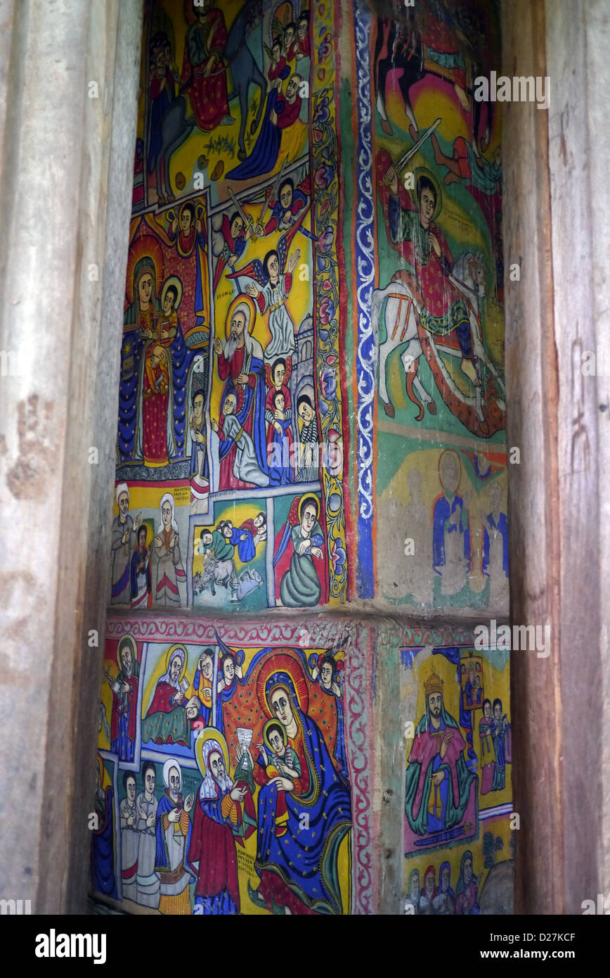 Orthodox Christian church paintings Stock Photo - Alamy