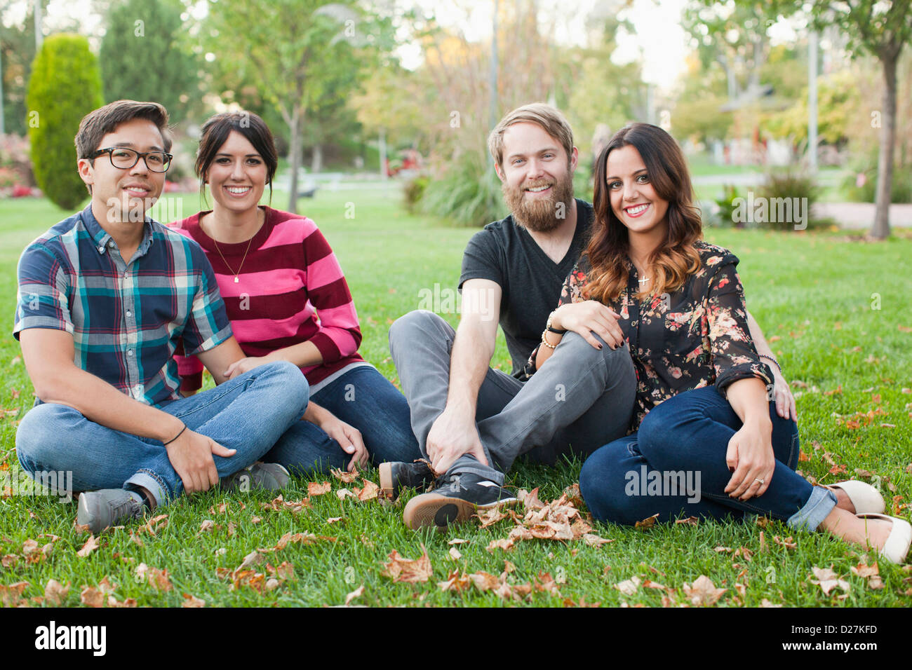 Sitting together group people hi-res stock photography and images - Alamy