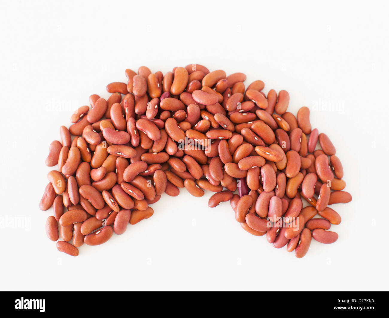 Kidney beans on white background Stock Photo - Alamy