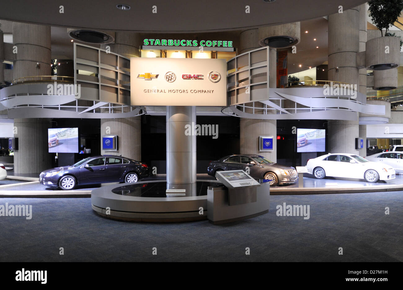 View of the headquarters of the car manufacturer General Motors in ...