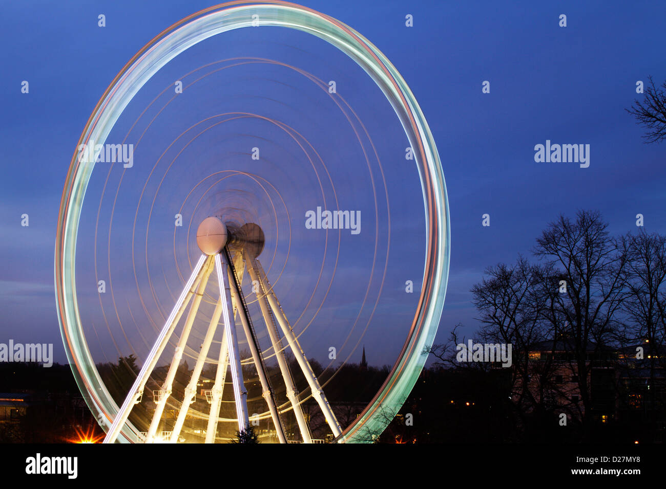 The Wheel of York at Dusk York Yorkshire England Stock Photo - Alamy