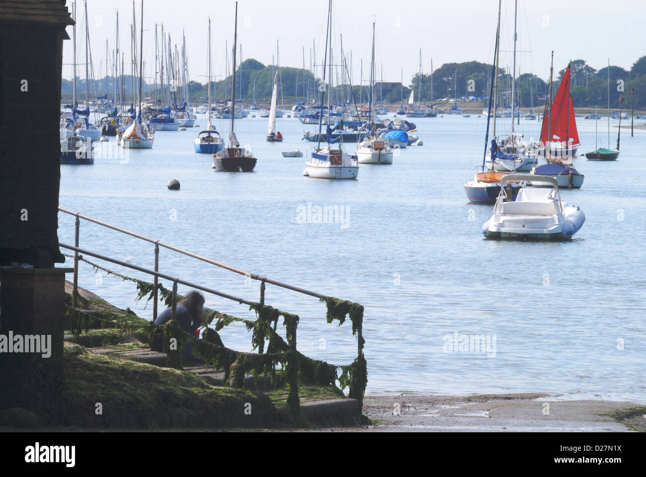 Chichester Harbour at Bosham Quay. West Sussex. England Stock Photo - Alamy