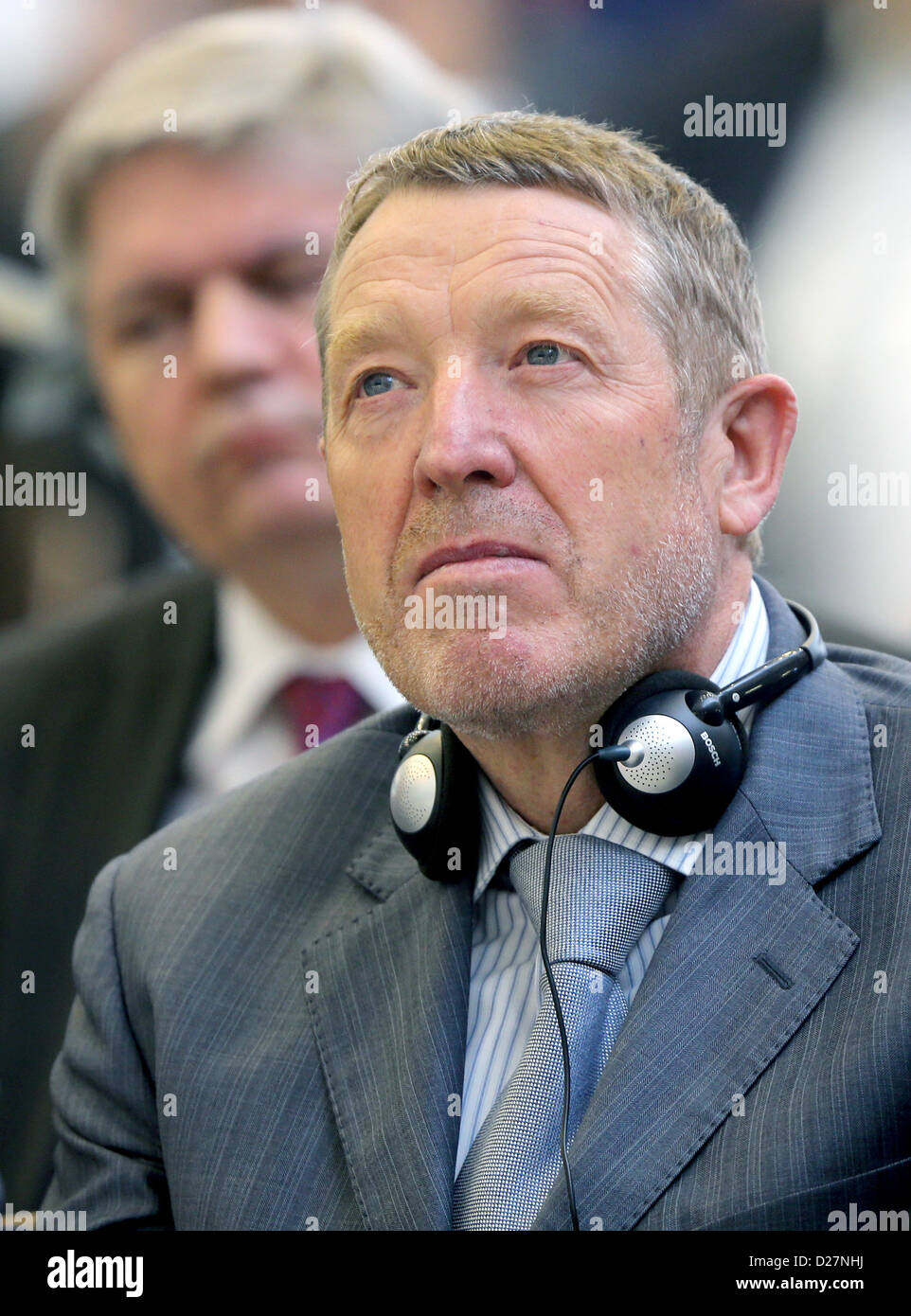 President of airfreight company Volga-Dnepr, Alexei Isaikin, attends ...