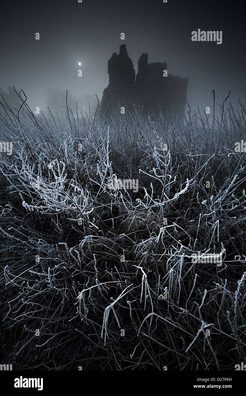 Winter Torksey Castle Stock Photo - Alamy