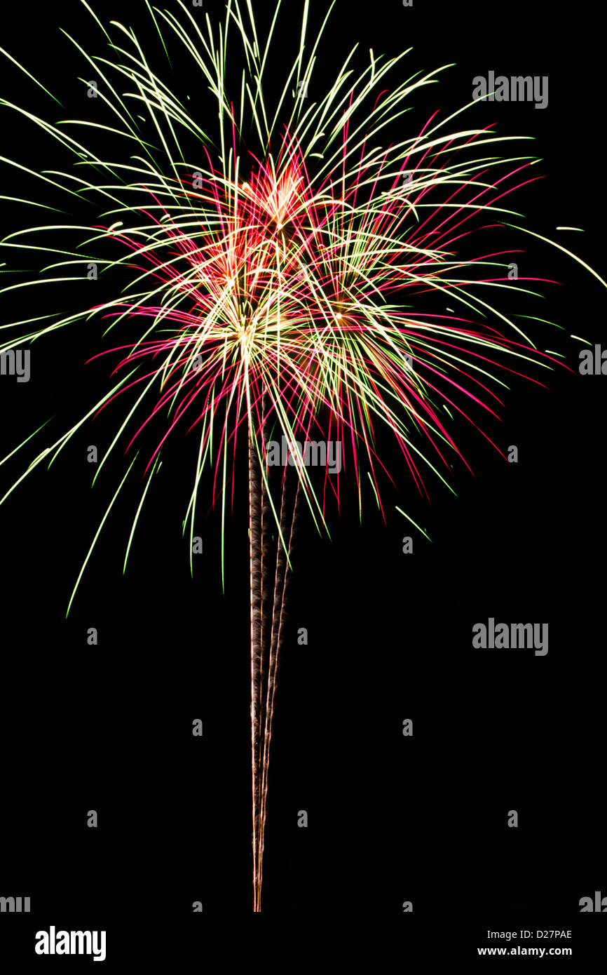 Firework Explosion for the Celebration of New Year Festival Stock Photo ...