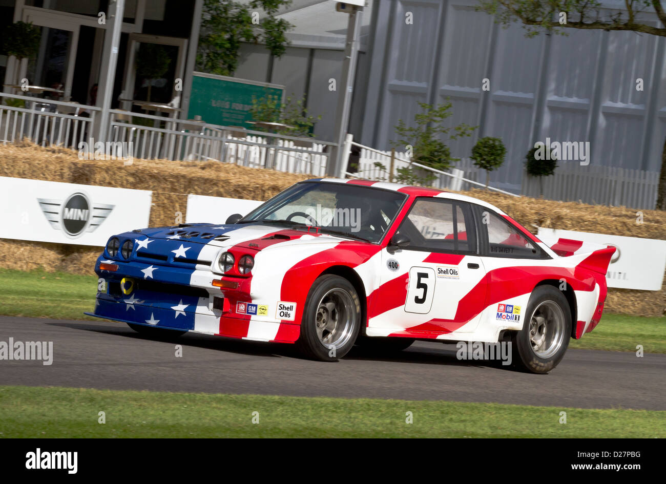 1986 Opel Manta 400 "Stars & Stripes" with driver David Tetley at the ...