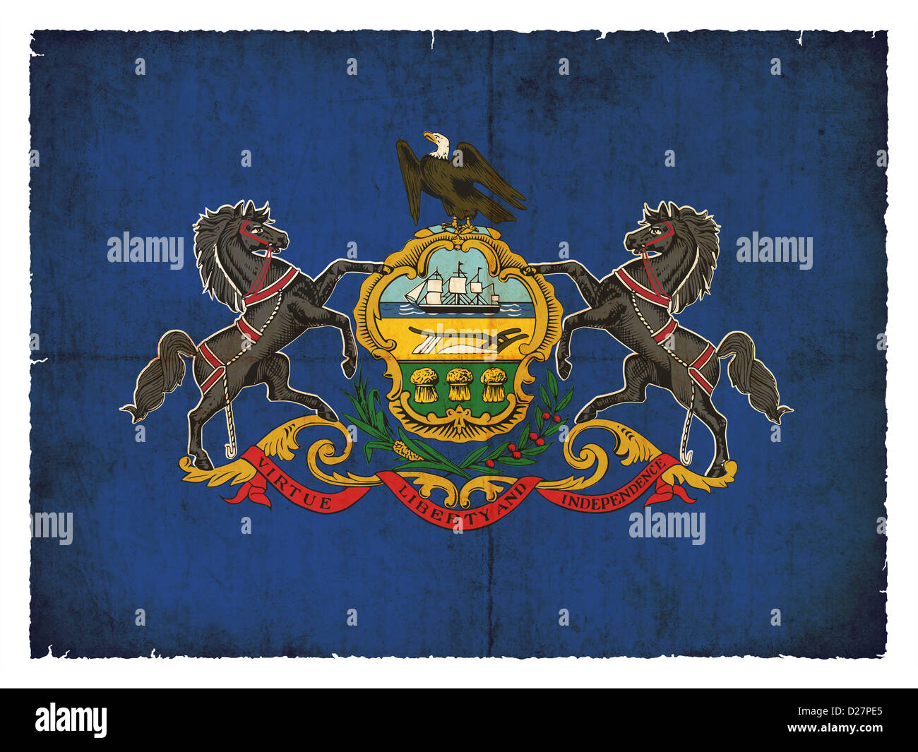 Pennsylvania state flag hi-res stock photography and images - Alamy
