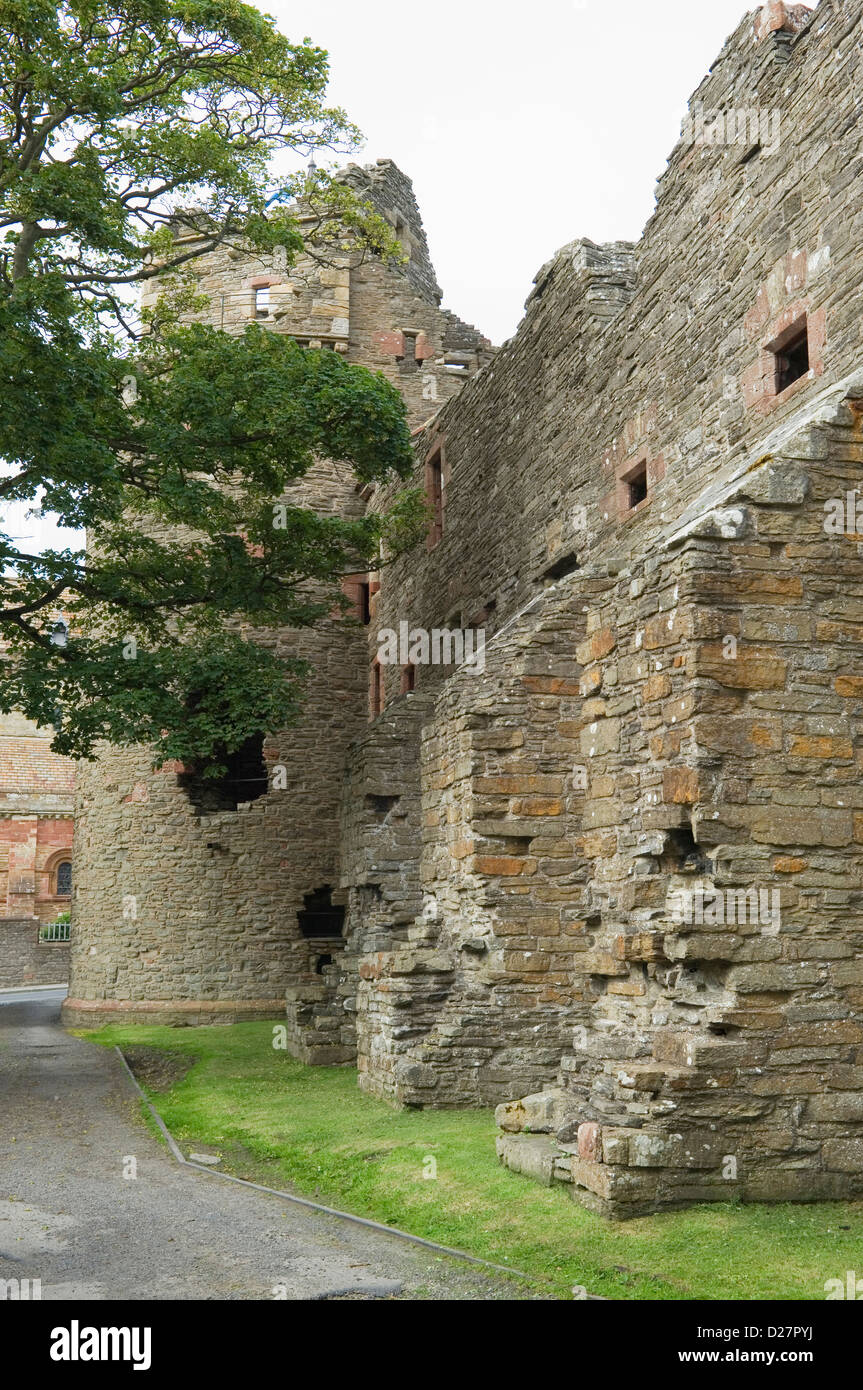 The remains of Bishop's Palace in Kirkwall, Orkney Islands, Scotland ...