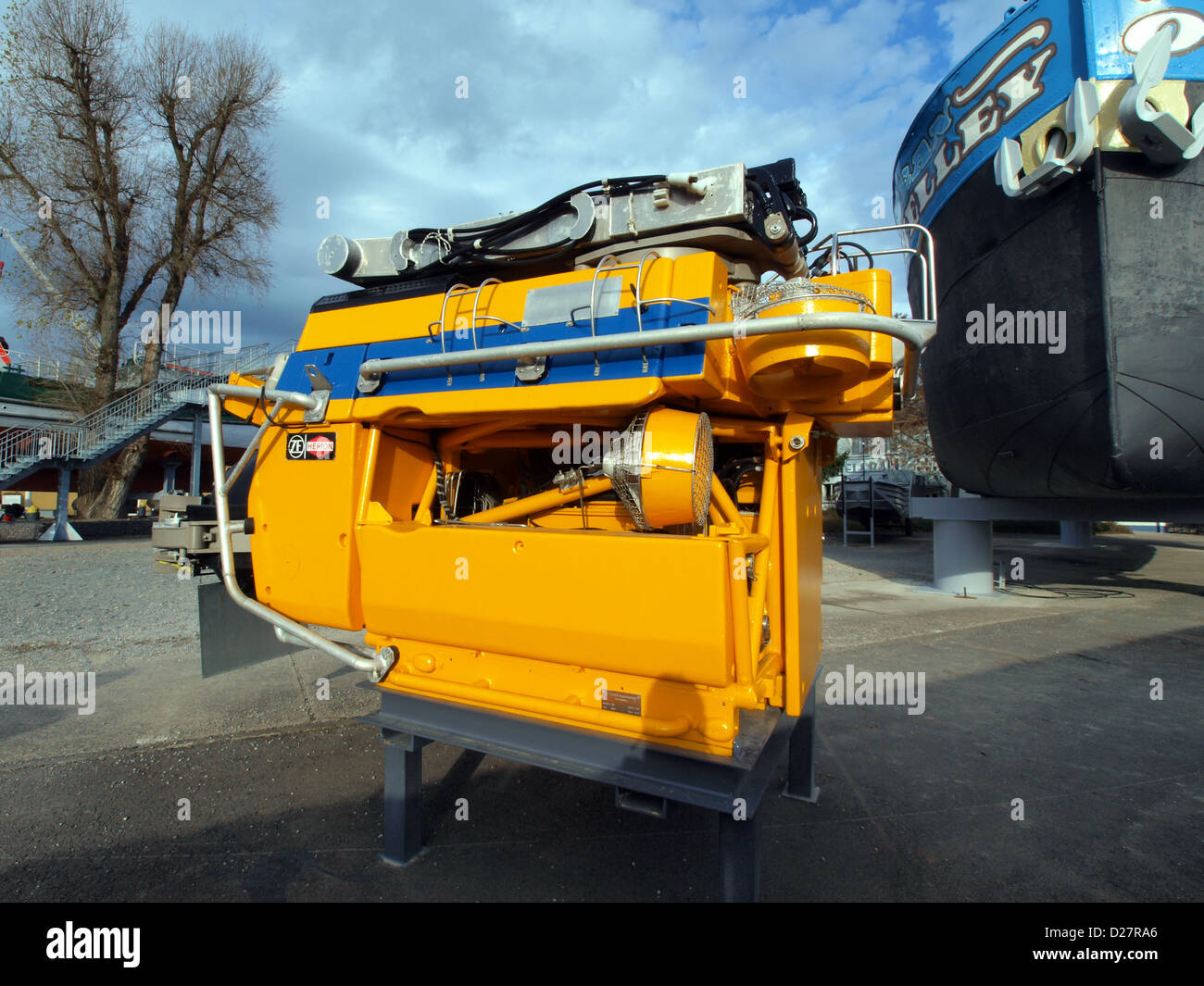 The DAVID submarine robot, on display at the Technik Museum Speyer in ...