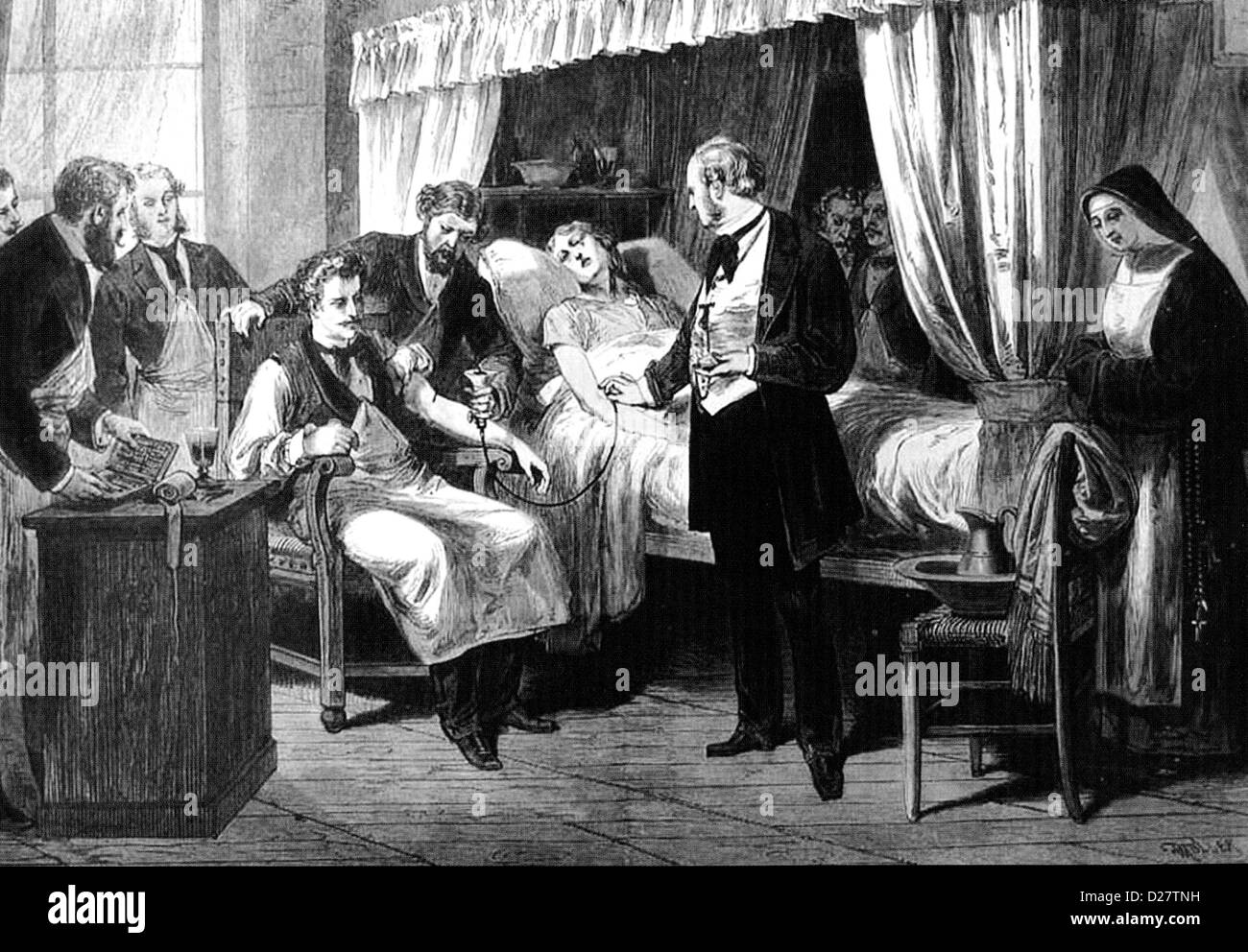 Doctor patient 19th century hi-res stock photography and images - Alamy