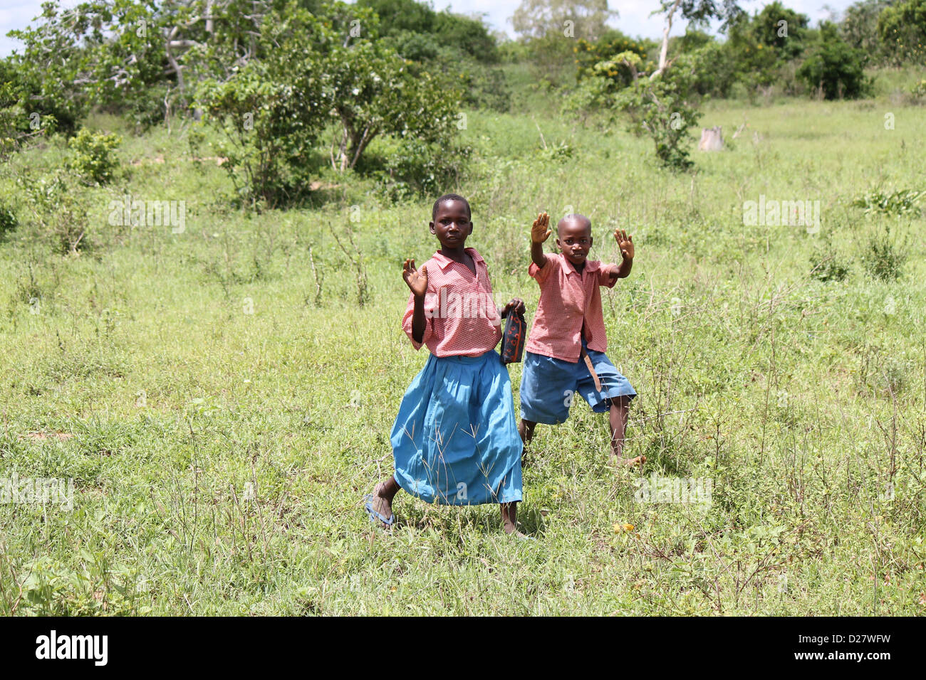 Arican children from Kenya Stock Photo - Alamy