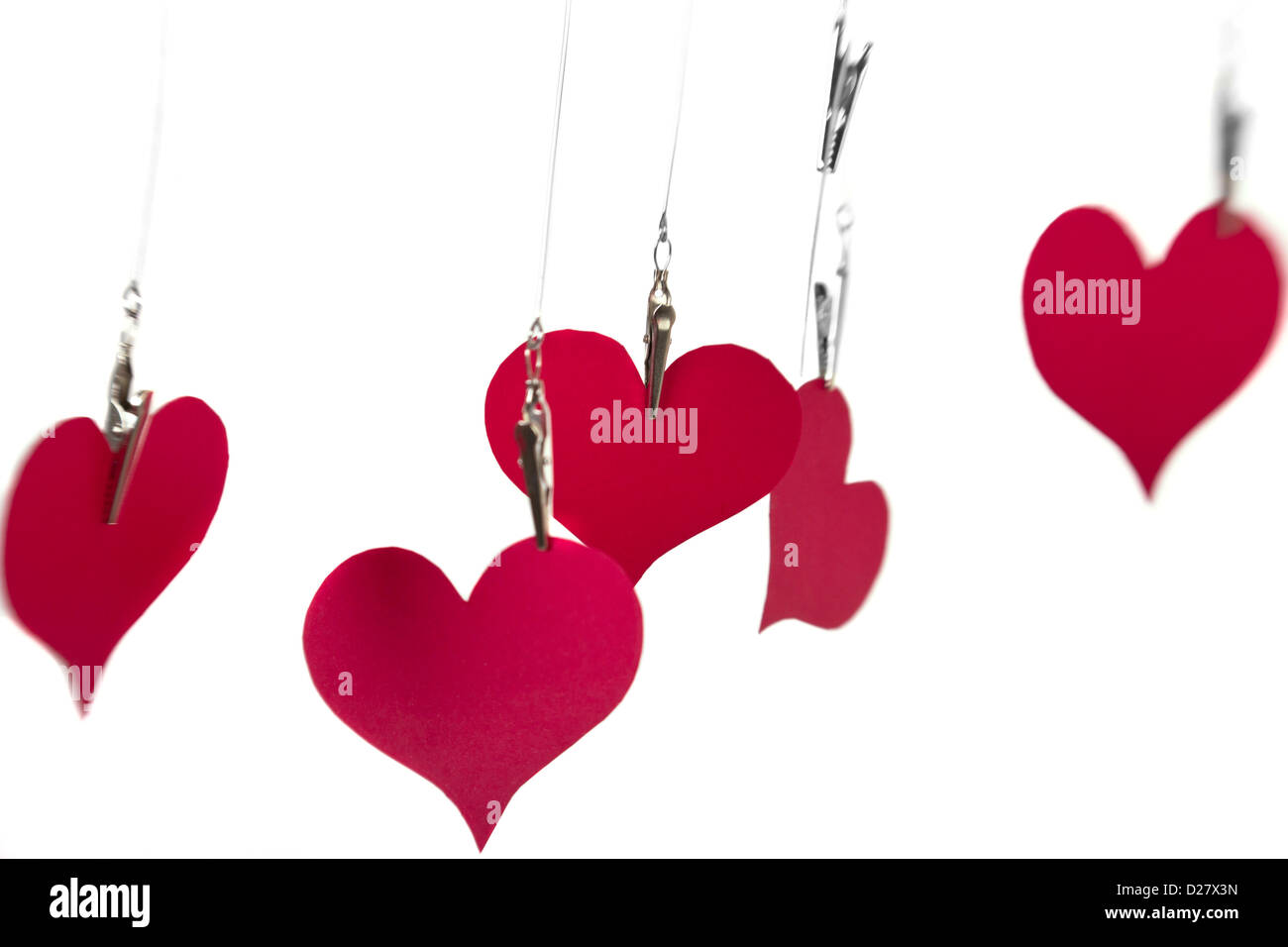 Hanging love Cut Out Stock Images & Pictures - Alamy
