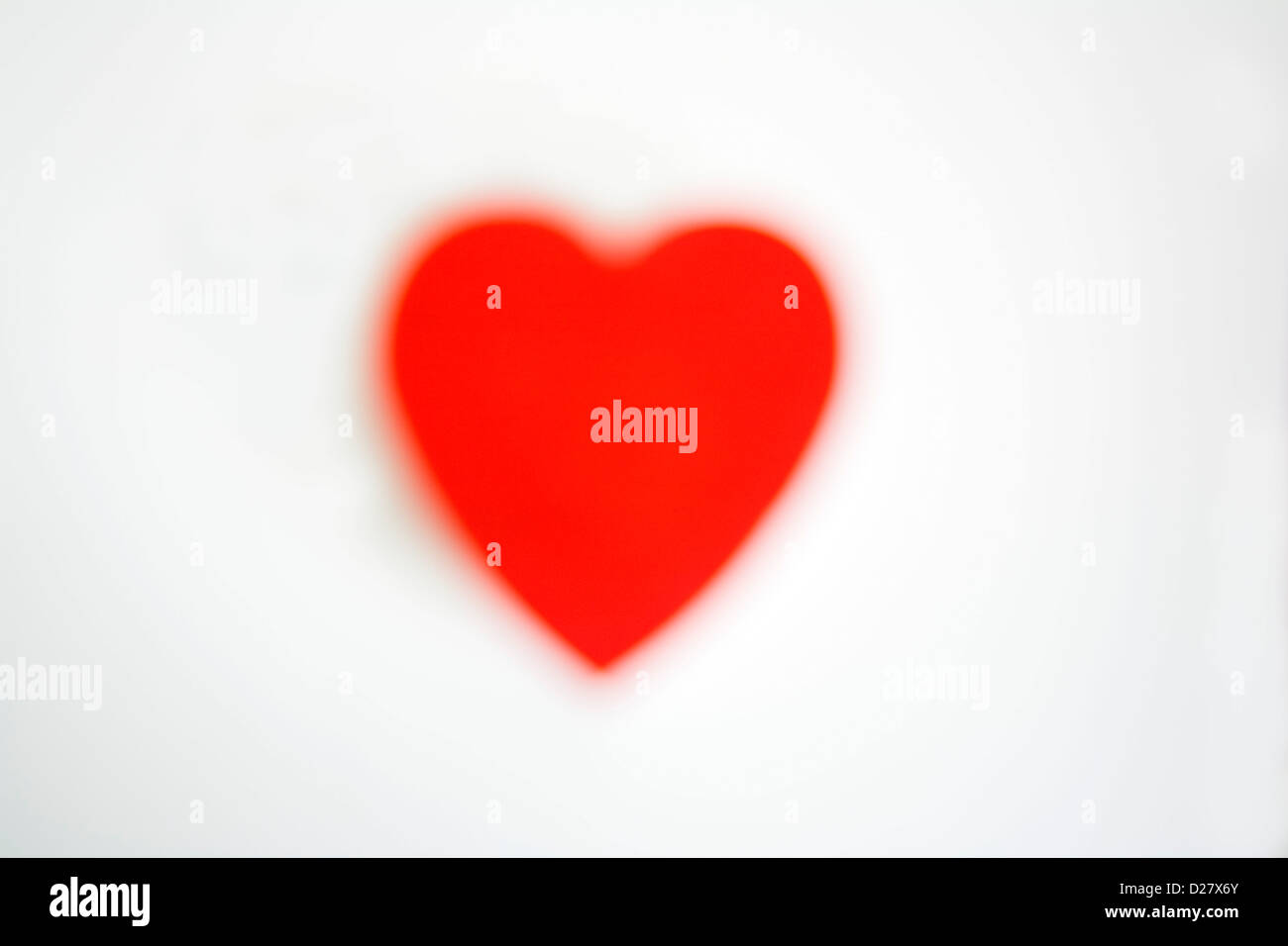 Blurred Red Heart Shape Stock Photo - Alamy