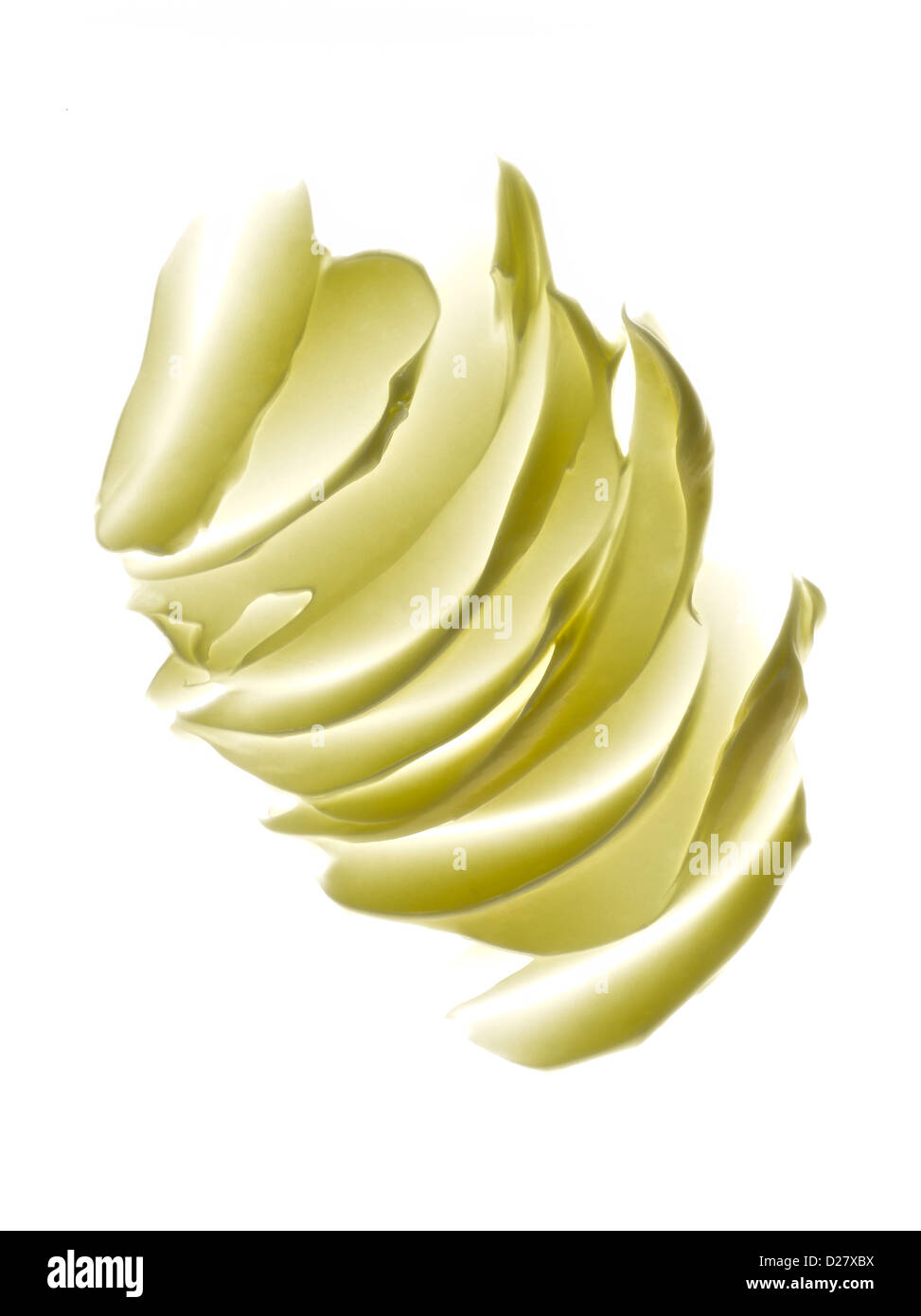 Smear of cream Cut Out Stock Images & Pictures - Alamy