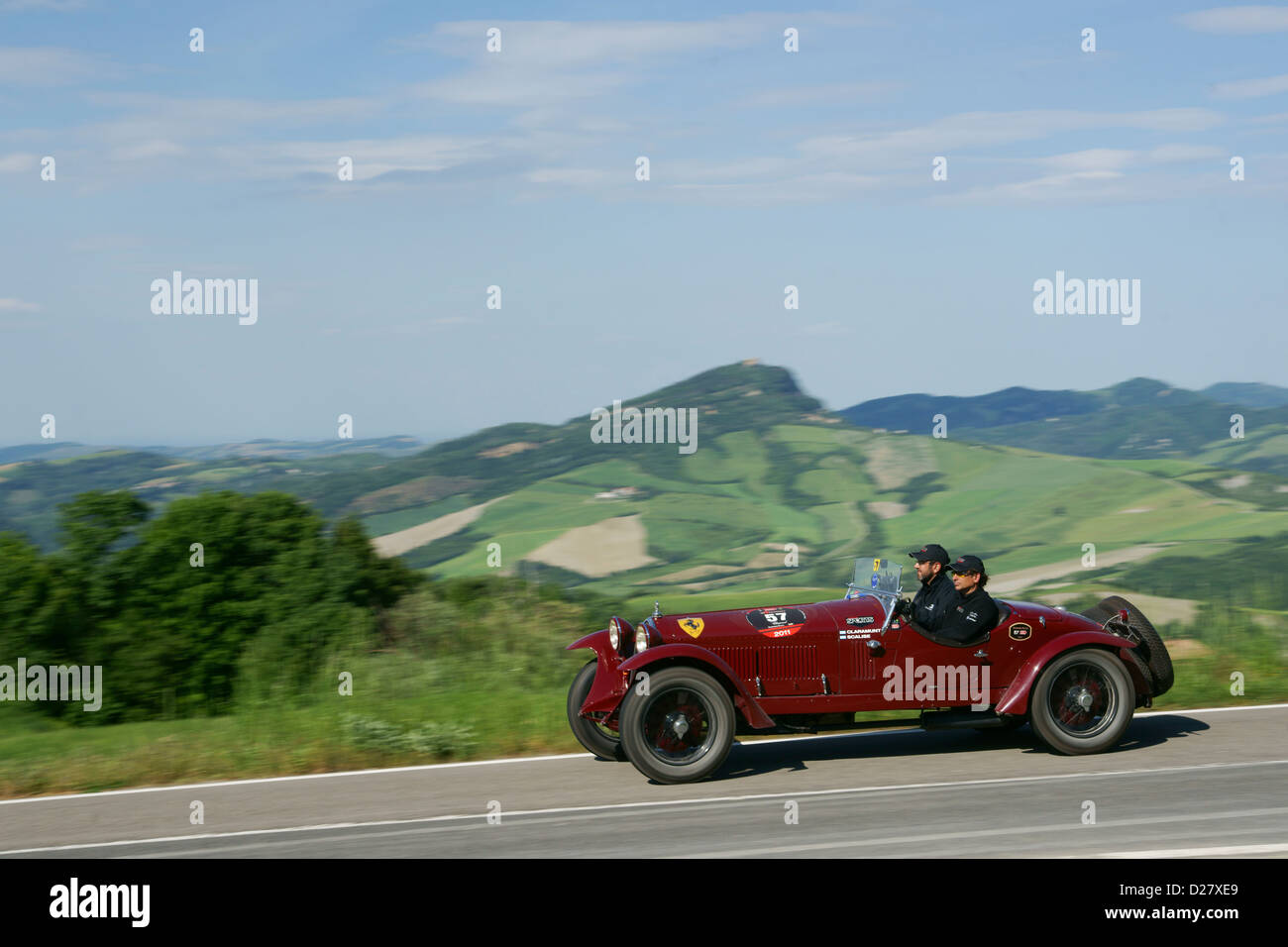 Mille Miglia, 1000 Miglia, Oldtimer, Race, Italy Stock Photo - Alamy