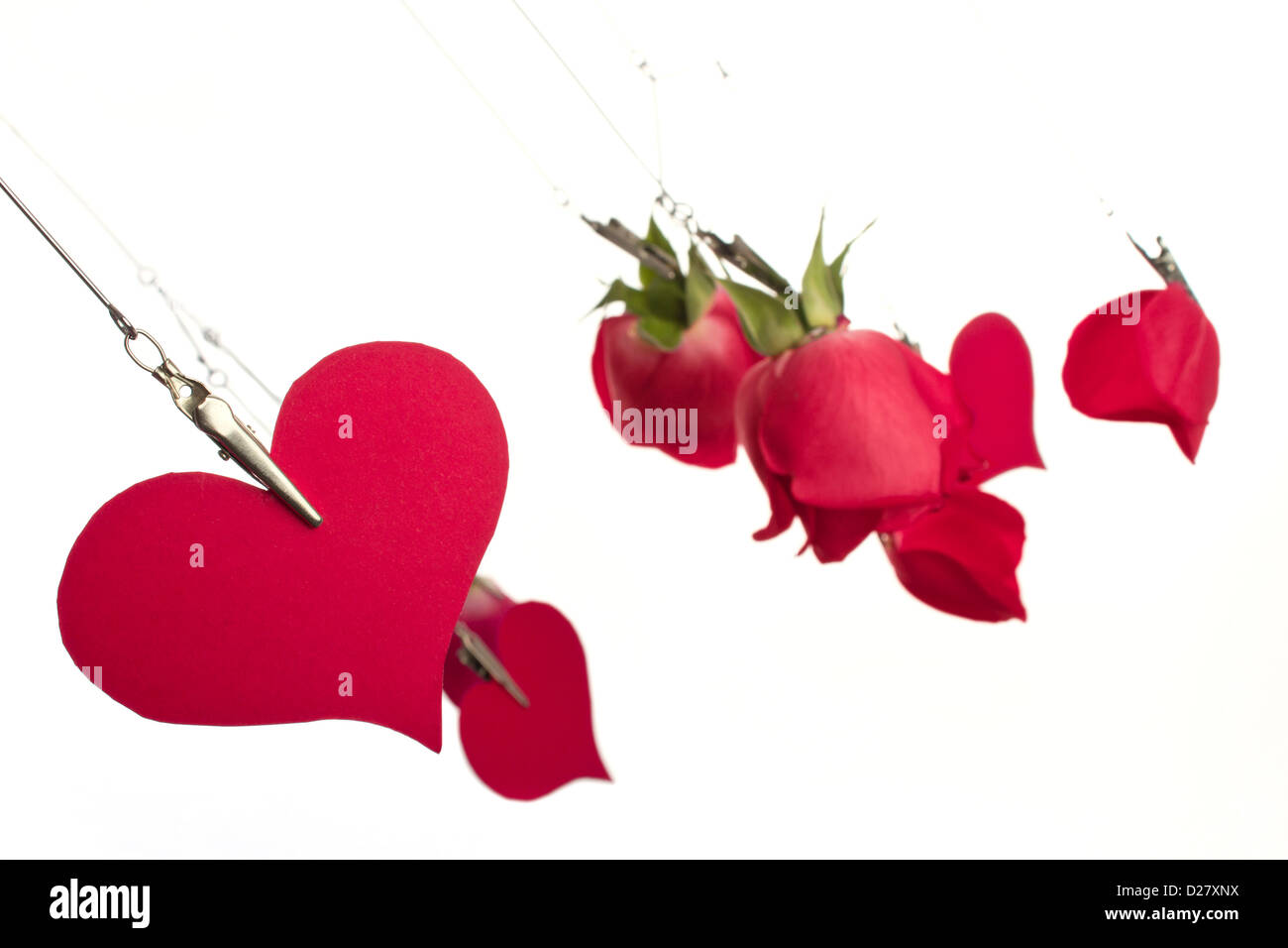 Hanging love Cut Out Stock Images & Pictures - Alamy