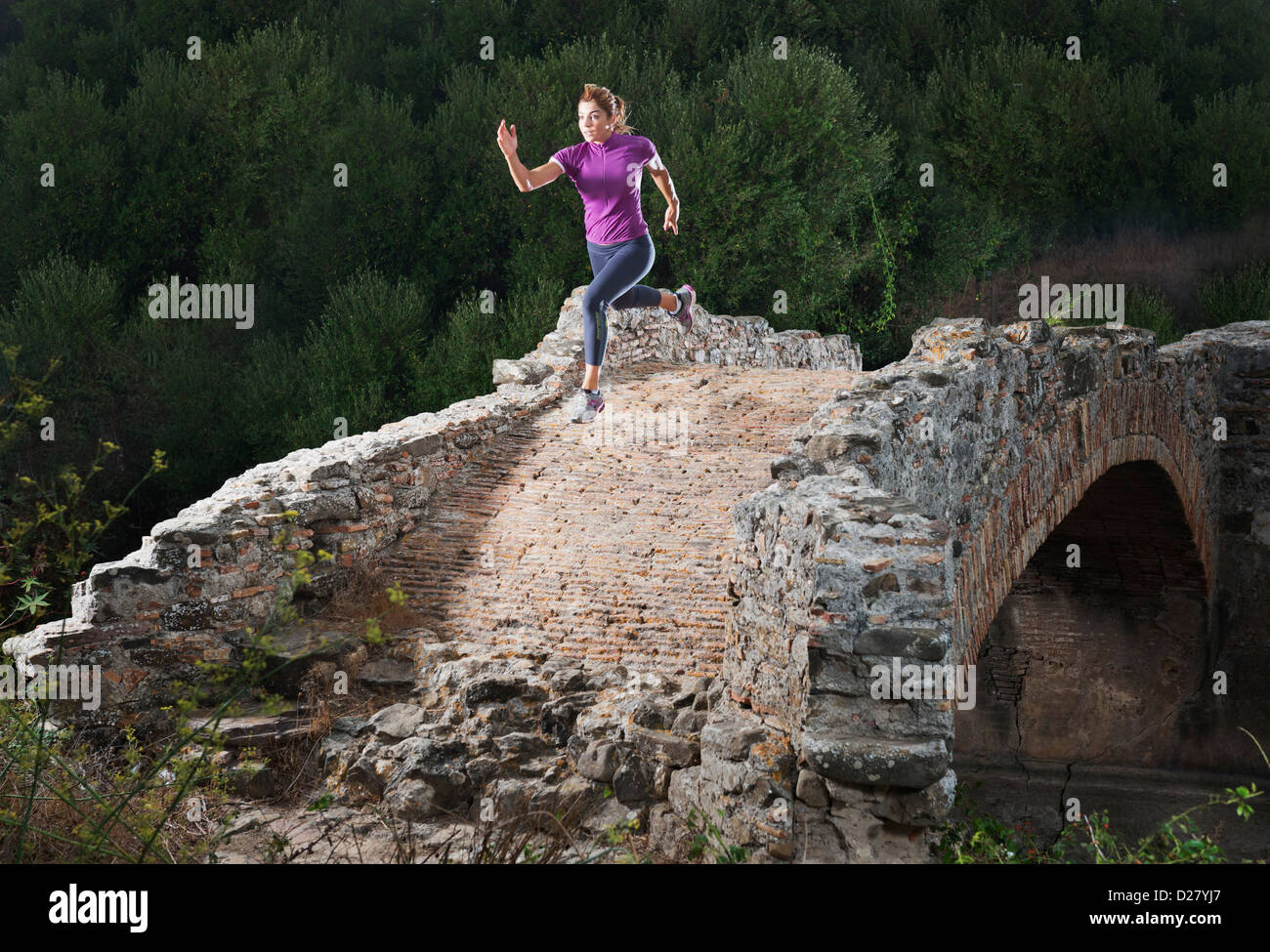 Running over a hi-res stock photography and images - Alamy