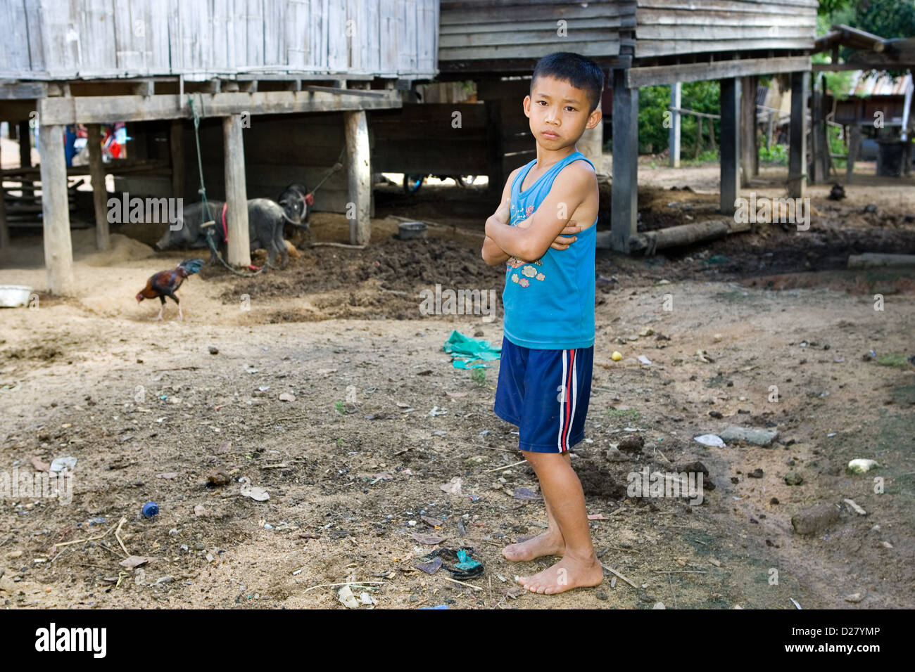 Thailand Village Poor Poverty High Resolution Stock Photography and ...
