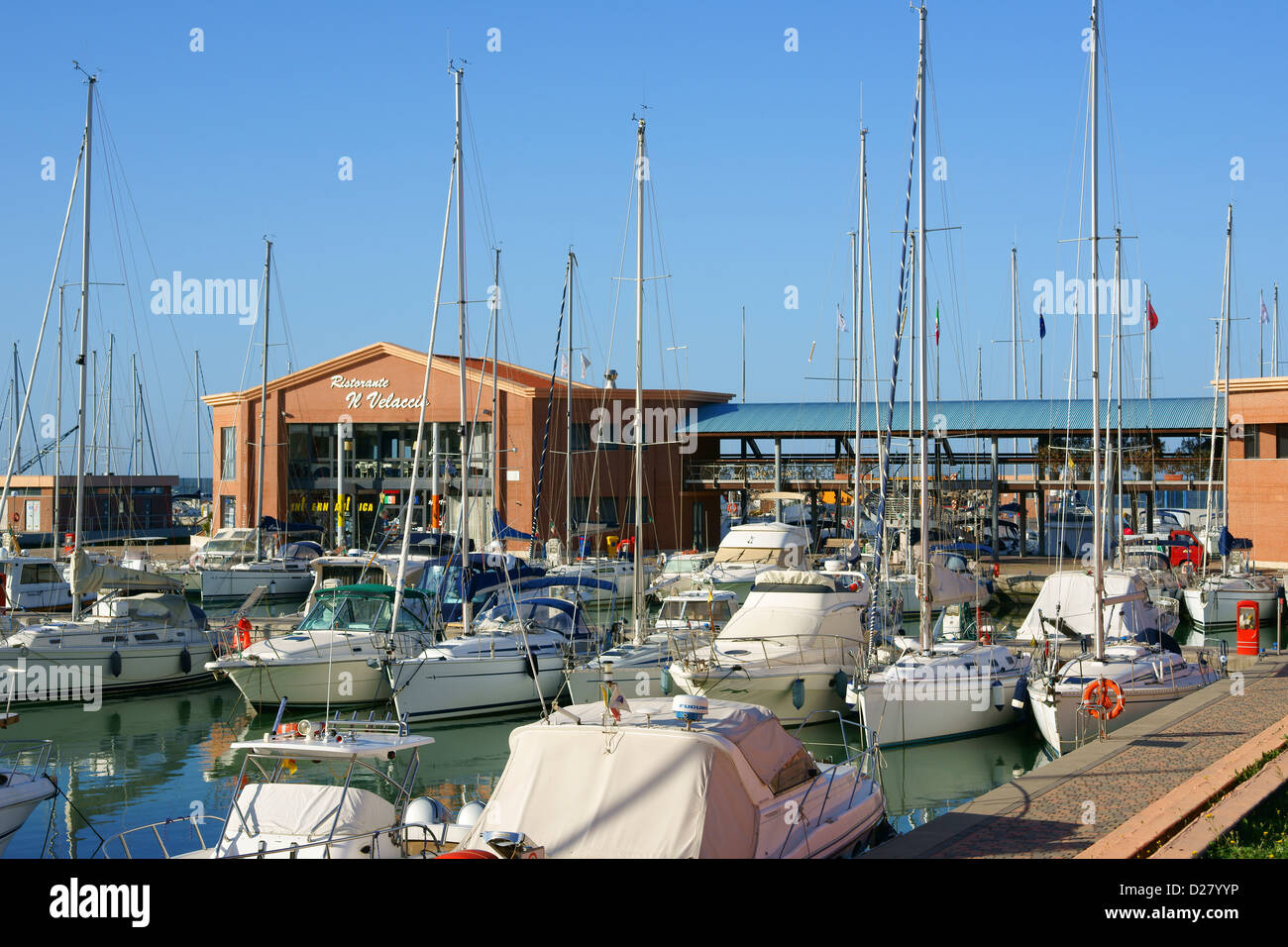 Port, Boot, Yacht, Marina di Grosseto, Italy Stock Photo - Alamy