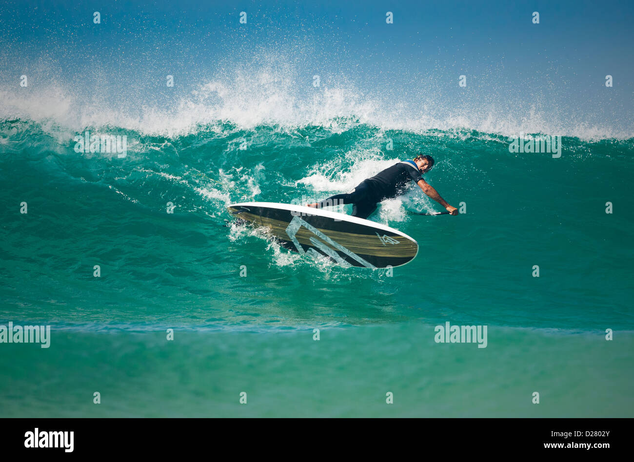 Surfer falling hi-res stock photography and images - Alamy