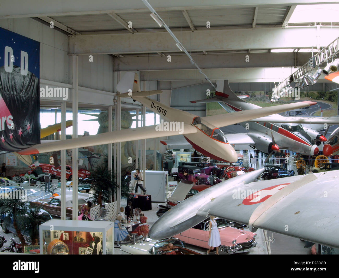 The Scheibe Bergfalke II D-1619 is a German glider aircraft exhibited ...