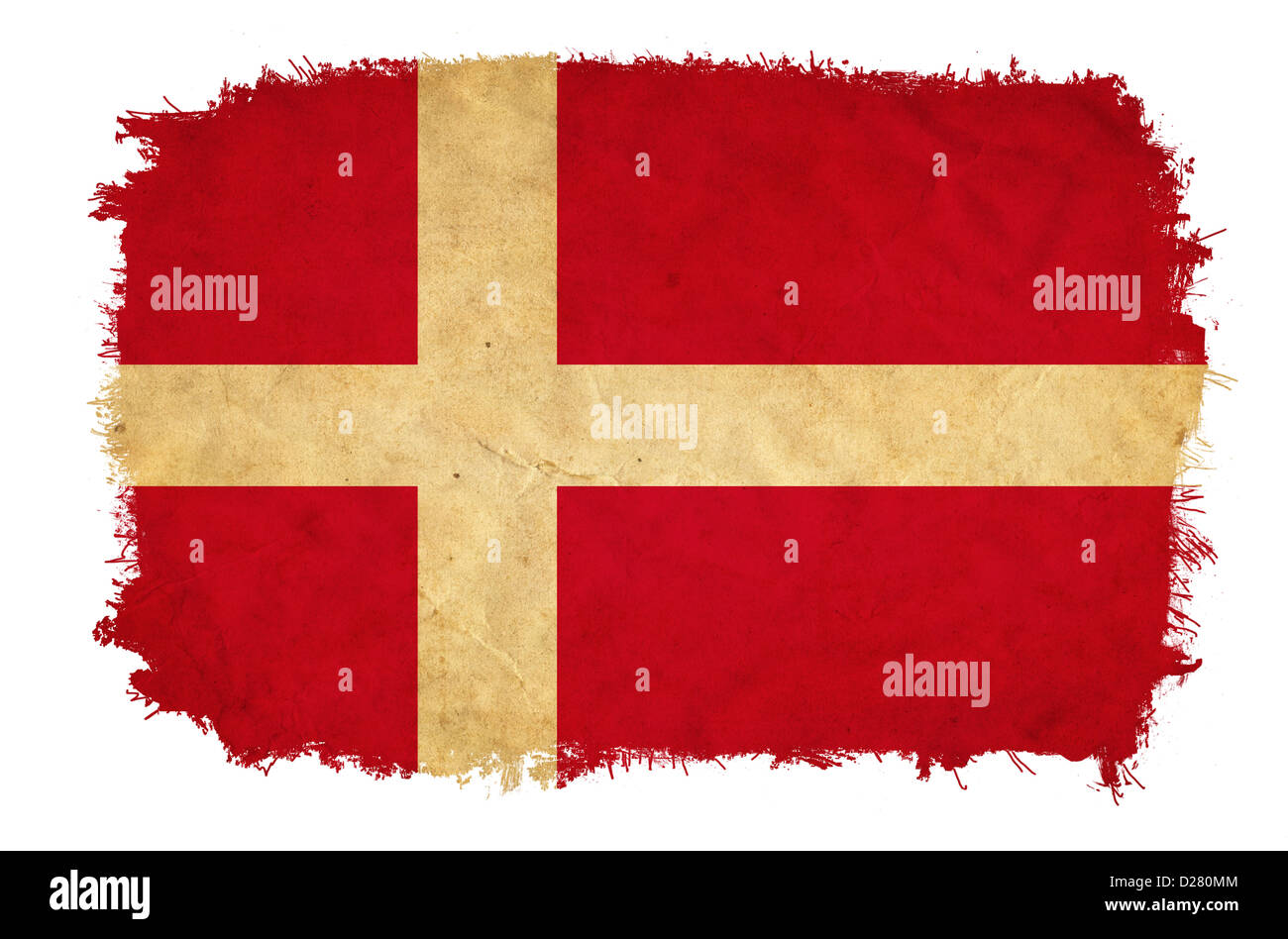 Old denmark flag Cut Out Stock Images & Pictures - Alamy