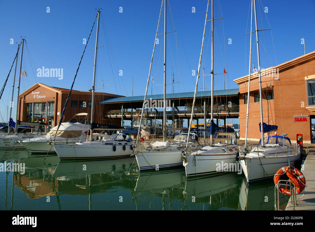 Port, Boot, Yacht, Marina di Grosseto, Italy Stock Photo - Alamy