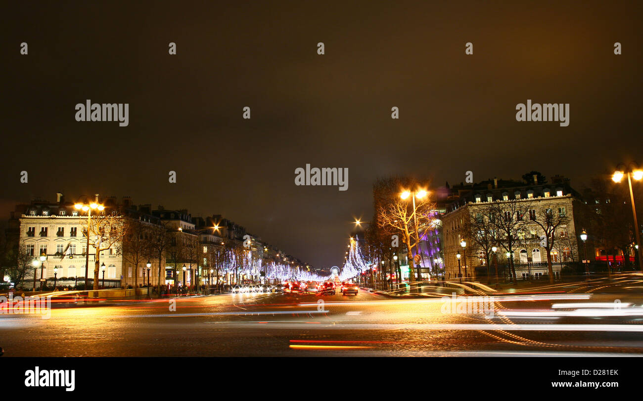 Paris place de l etoile and arc de triomphe Stock Photo - Alamy