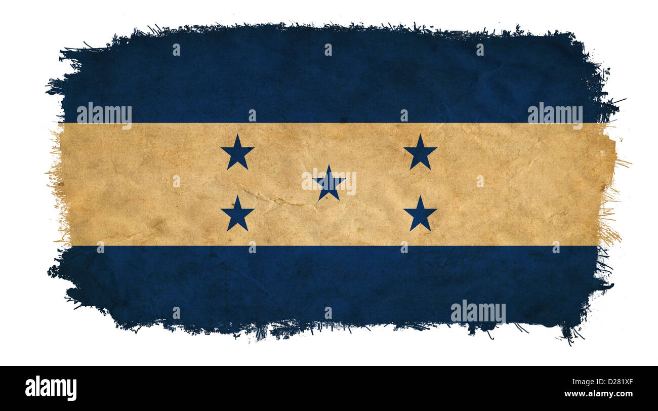 Waving flag honduras national Cut Out Stock Images & Pictures - Alamy