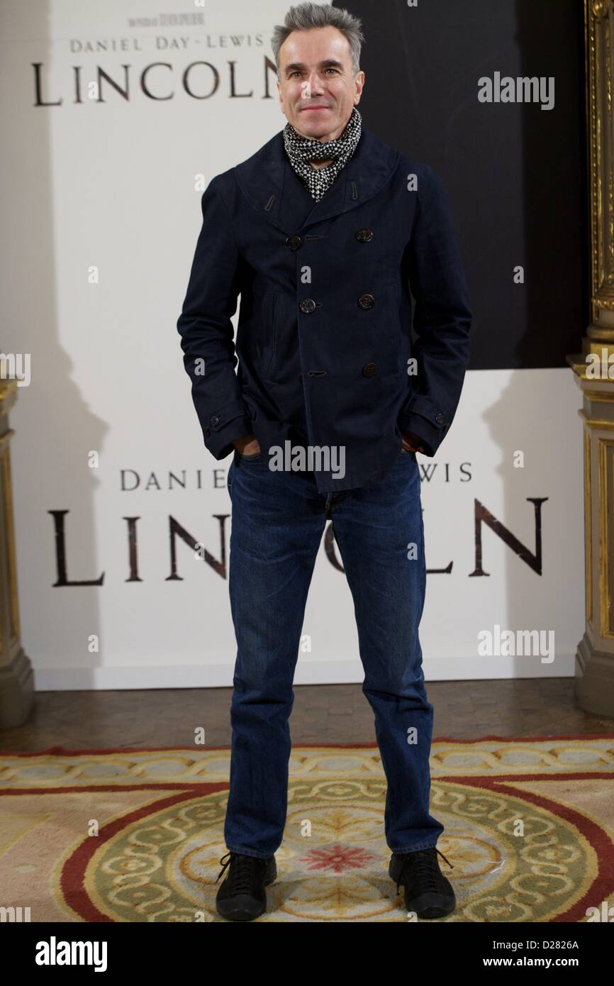 Irish Actor Daniel Day-Lewis attends Lincoln Photocall at Casa de ...