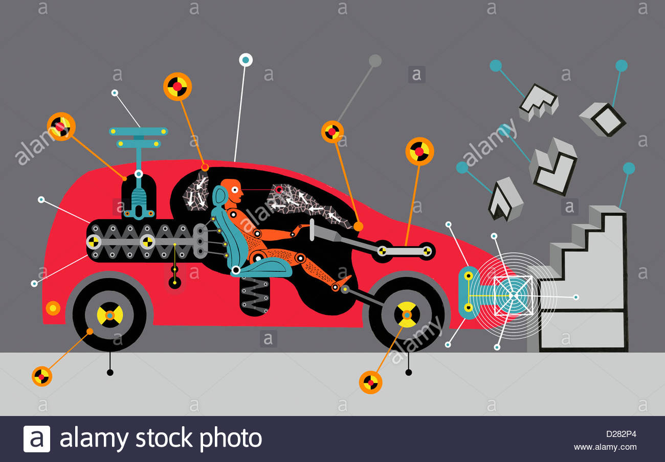 Car Hitting Wall Stock Photos & Car Hitting Wall Stock Images - Alamy