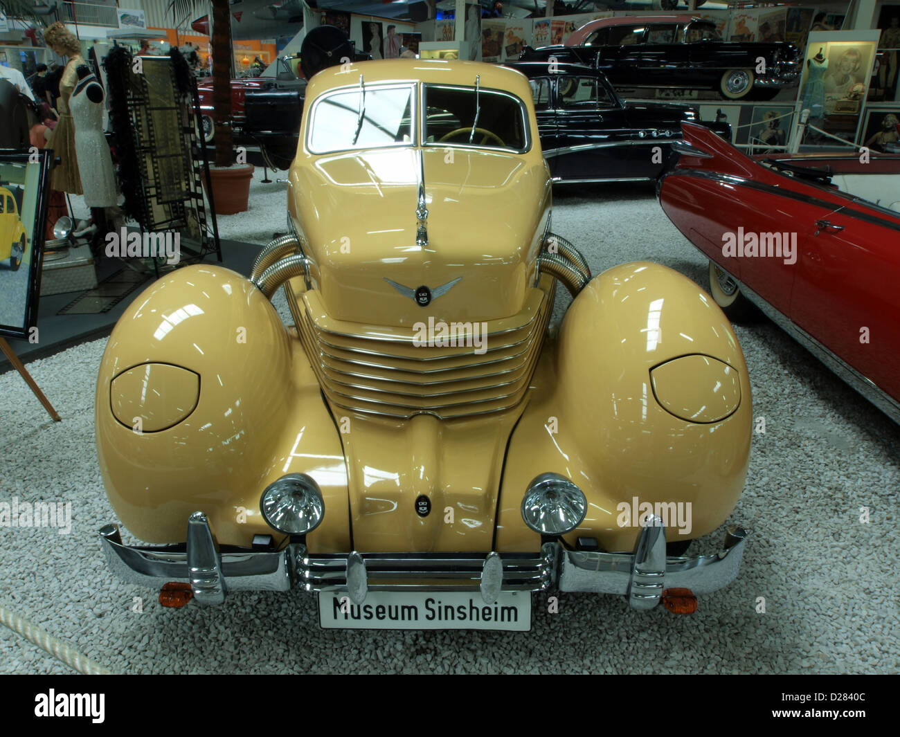 The 1937 Cord 812 is a luxury automobile on display at the Auto ...