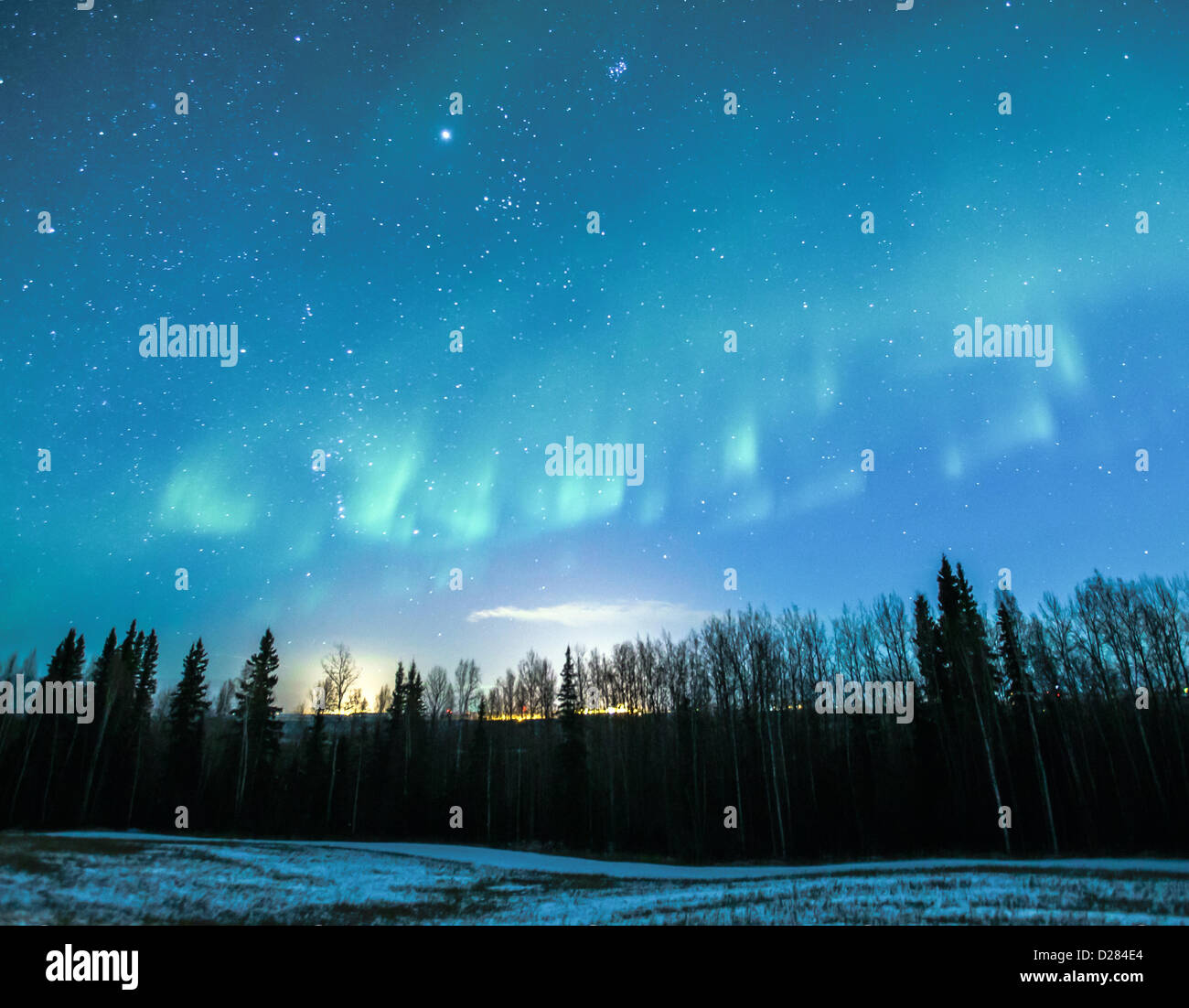 Aurora and planet jupiter hi-res stock photography and images - Alamy