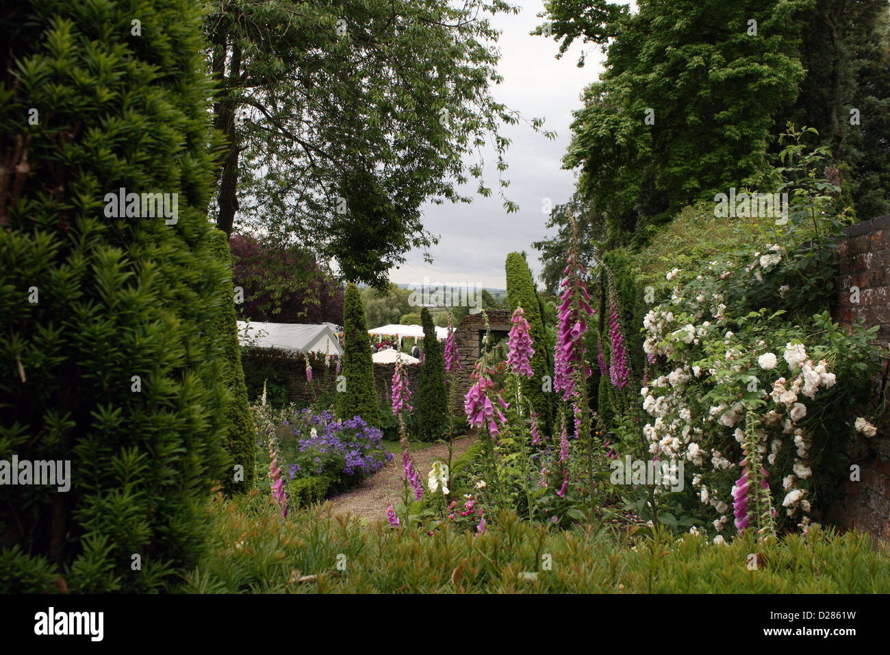 Garsington Village Church Fete at Garsington Manor Oxford England Stock ...