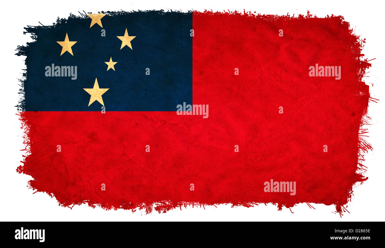 Flag samoa background texture Cut Out Stock Images & Pictures - Alamy