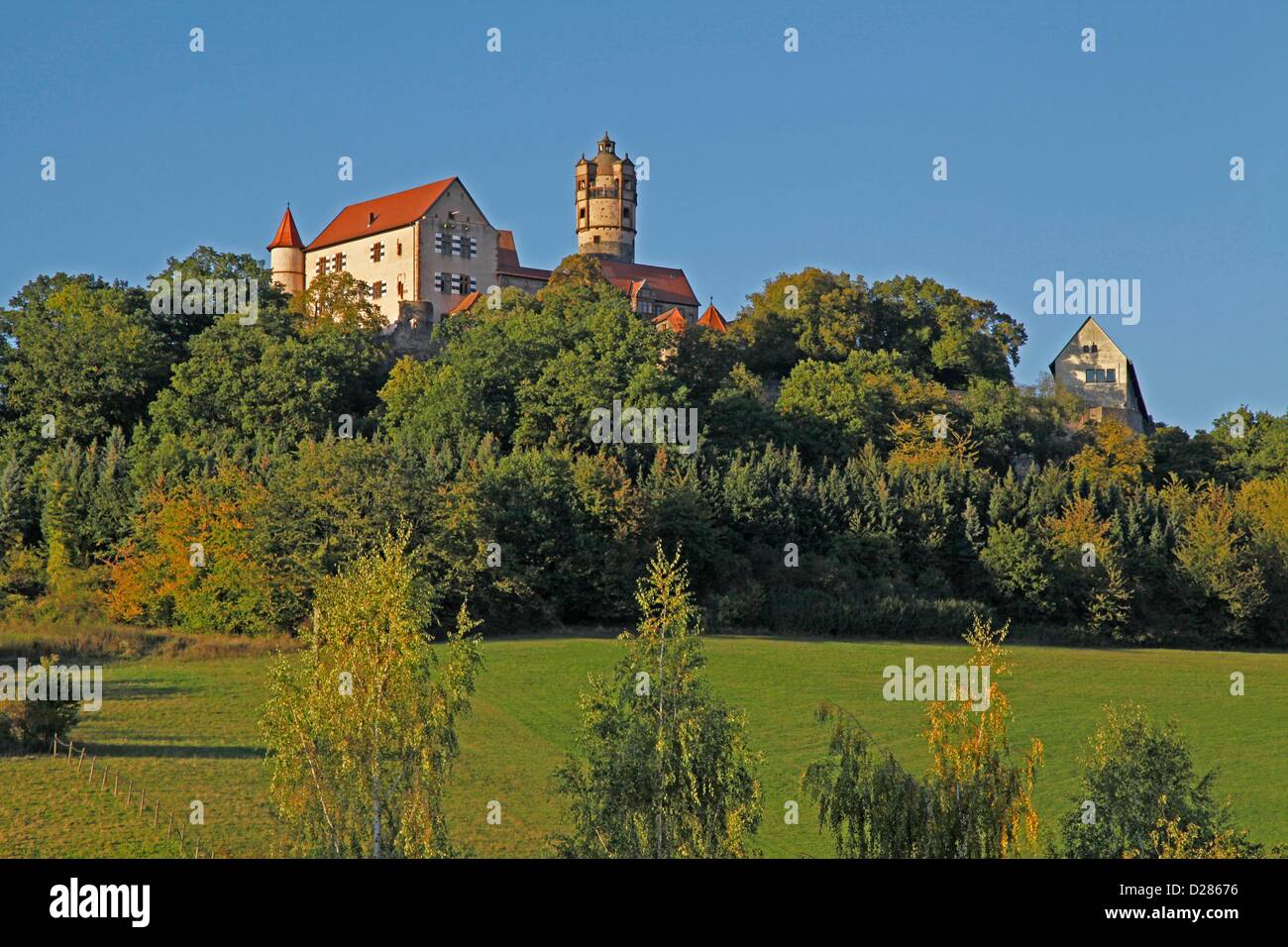 Even from a distance you can see the magnificent castle Stock Photo - Alamy