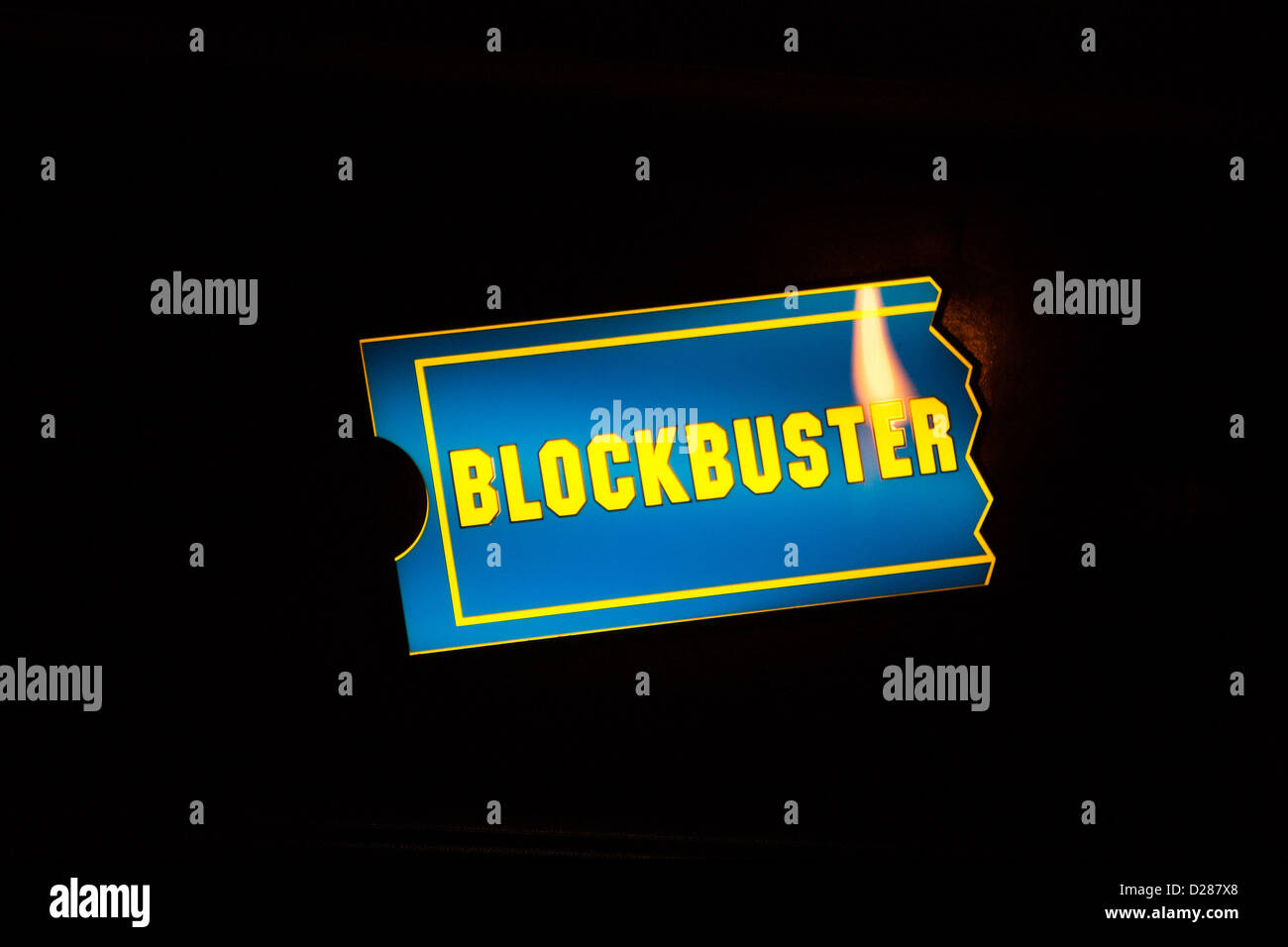 Blockbuster sign signage hi-res stock photography and images - Alamy