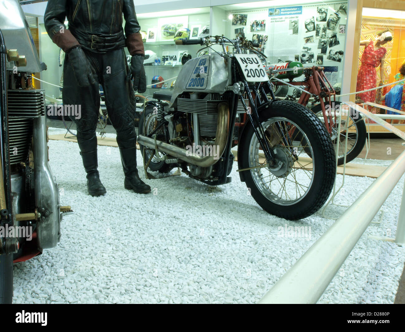 The NSU Bison 2000, displayed at the Auto & Technik Museum in Sinsheim ...