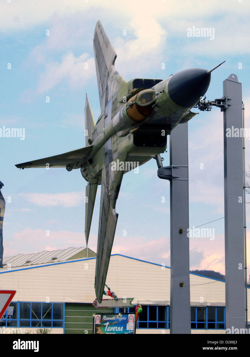 The MIG-23 ML NVA550 is a Soviet-designed fighter jet displayed at the ...