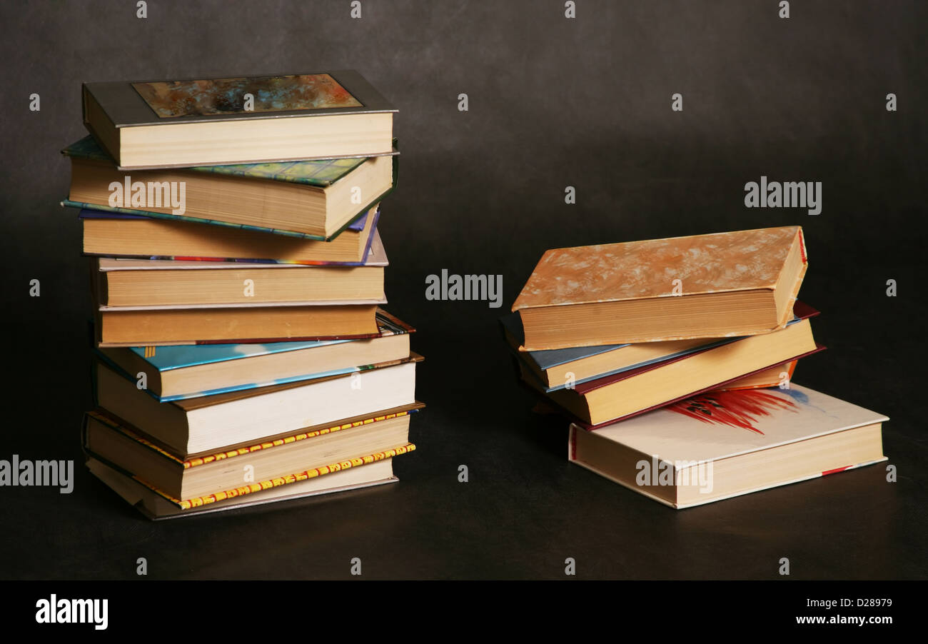 Stack different old books hi-res stock photography and images - Alamy