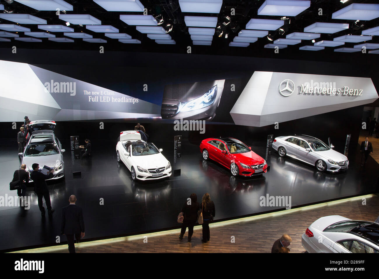 Detroit, Michigan - The Mercedes-Benz display at the North American ...