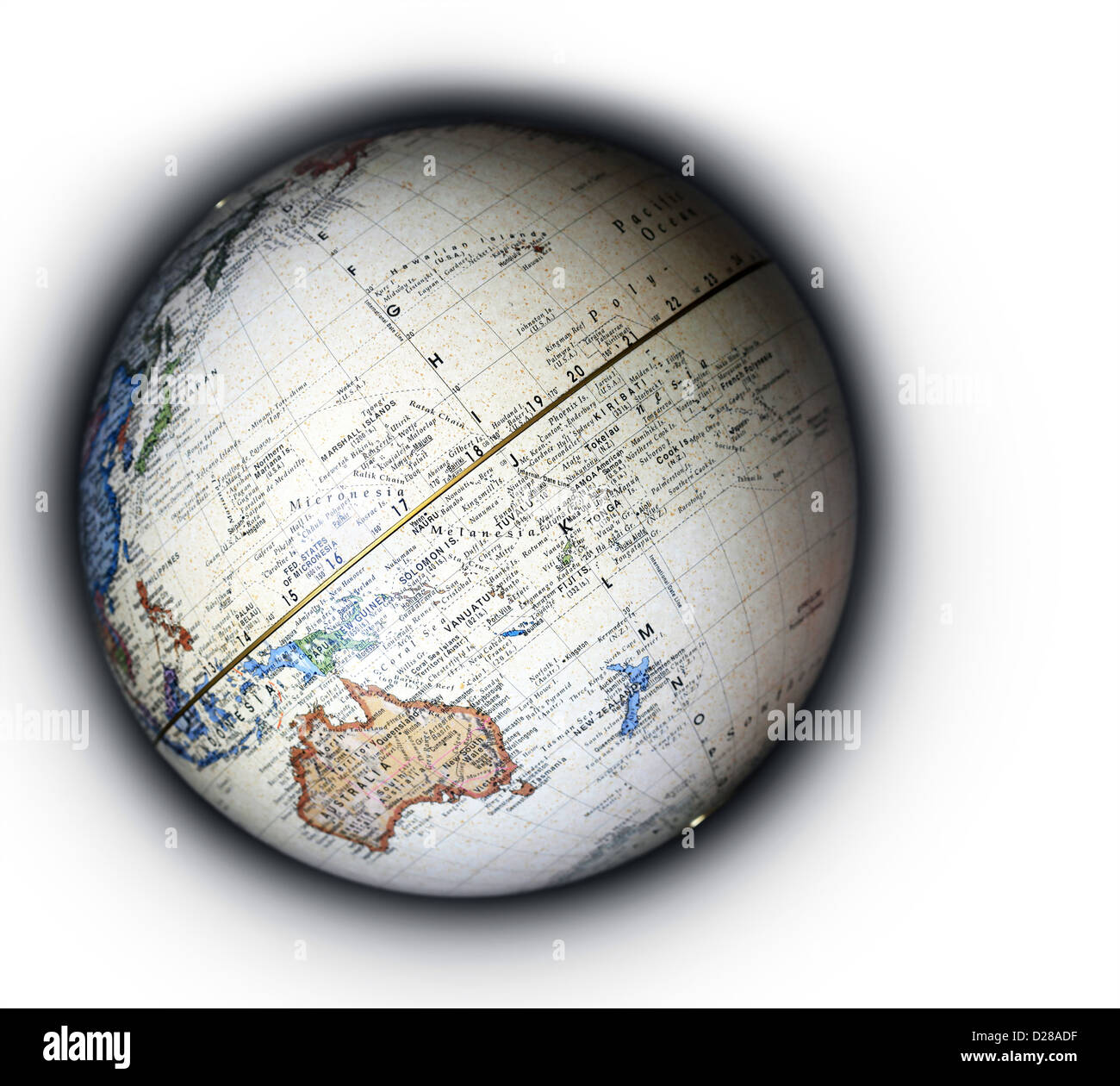 Isolated earth globe on white background Stock Photo - Alamy