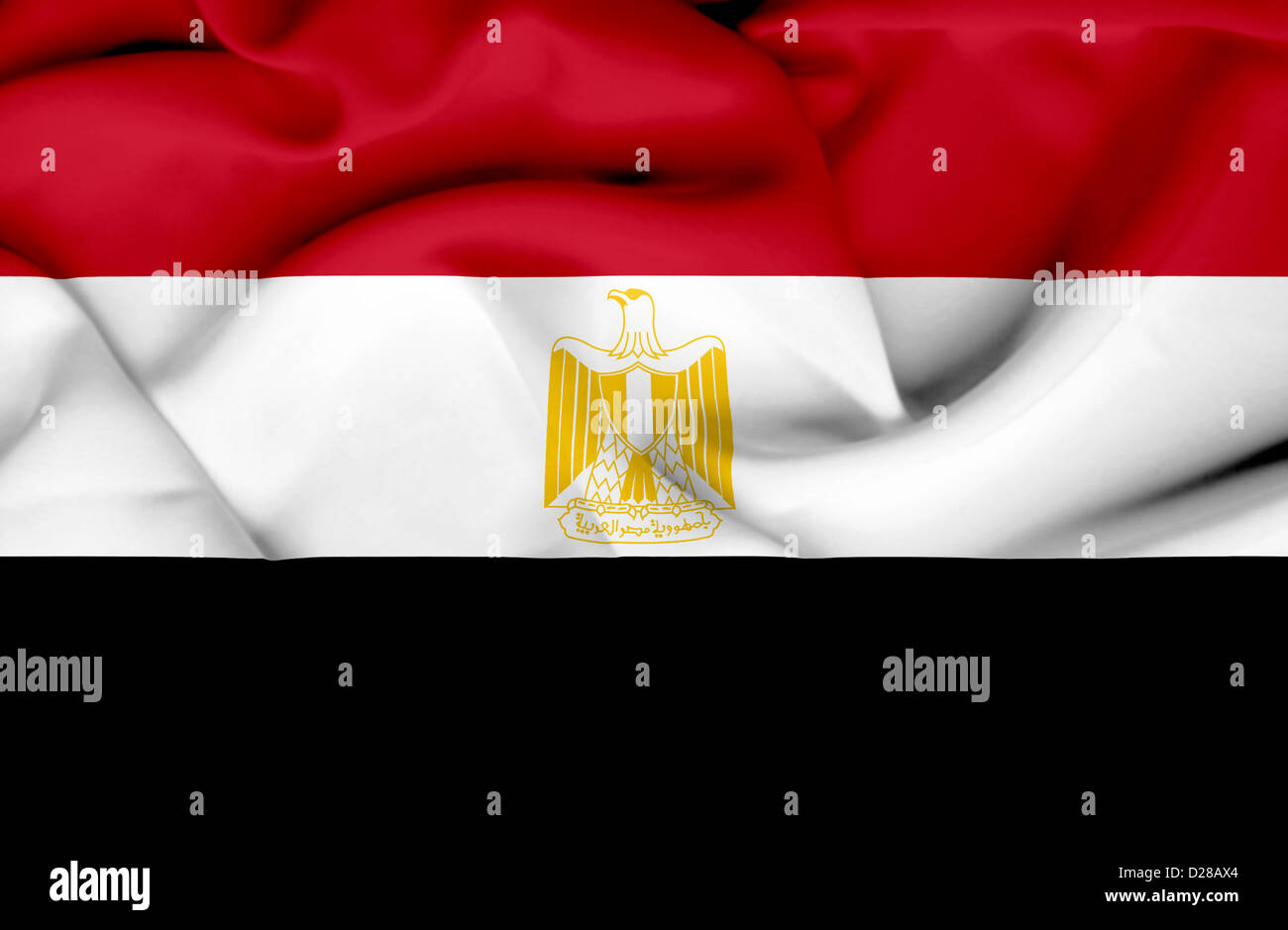 Egypt waving flag Stock Photo - Alamy